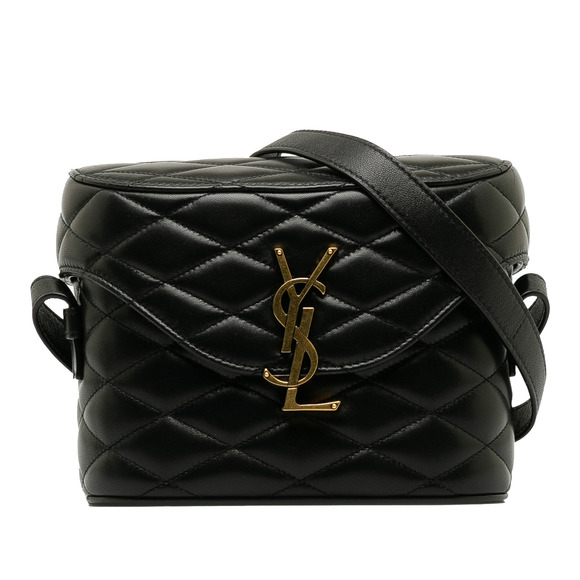 Yves Saint Laurent | Bags | Saint Laurent Lambskin Quilted June Box Bag ...
